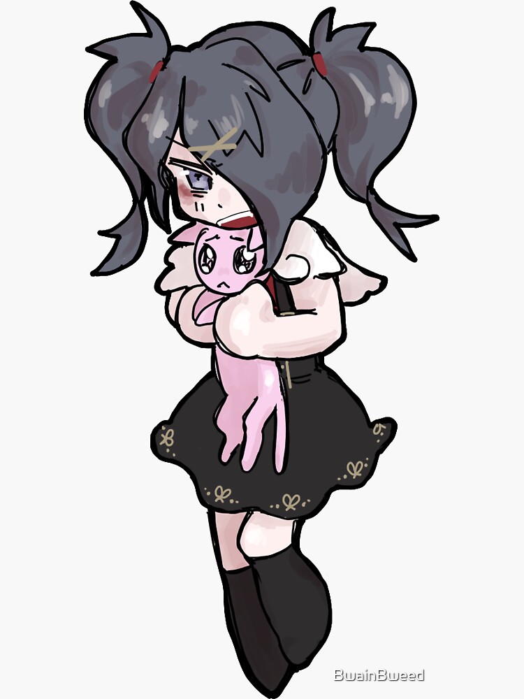 "Ame & P Chan Needy Streamer Overload" Sticker for Sale by BwainBweed ...