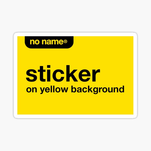 "no name | sticker" Sticker for Sale by LiquidCats | Redbubble