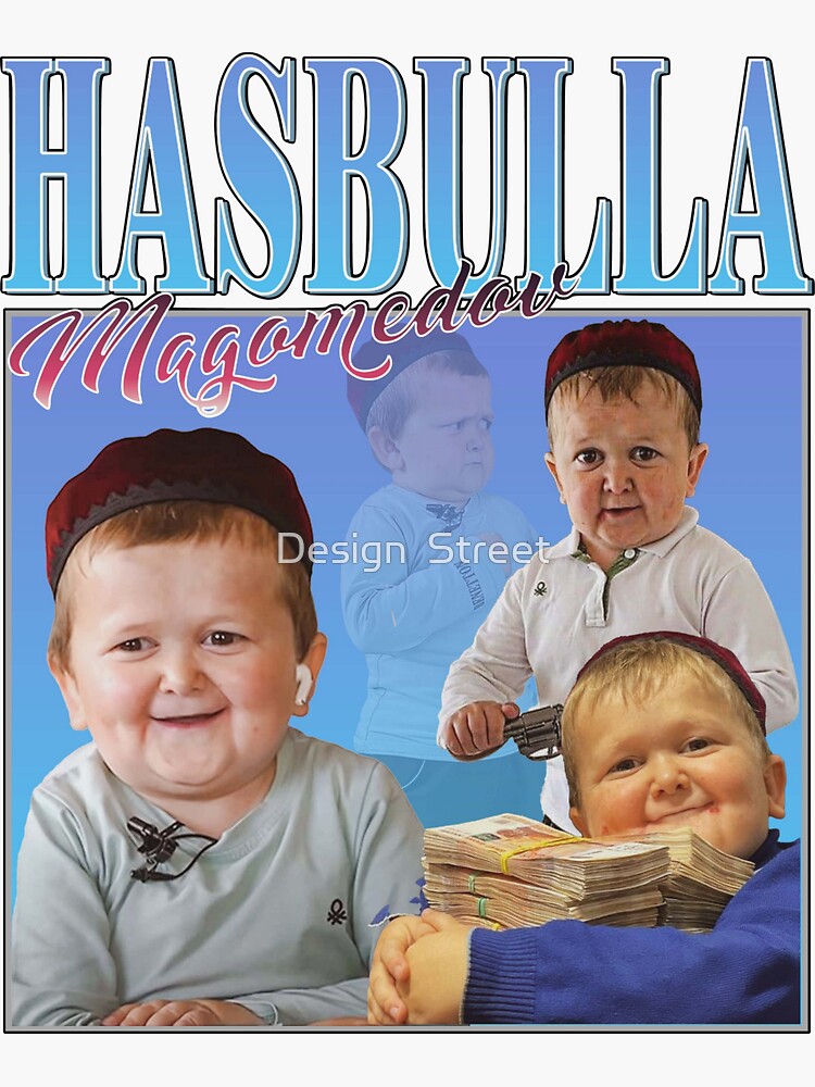 "Hasbulla Magomedov Meme Collection - Funny and Iconic Moments" Sticker ...
