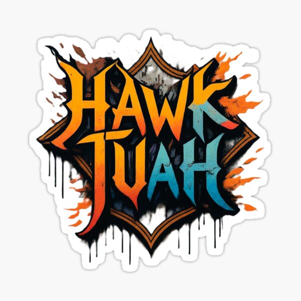 "hawk tuah" Sticker for Sale by ArhaanFashions | Redbubble
