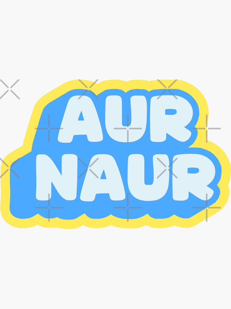 "AUR NAUR, Funny Australian Accents, Aussie Accent Meme" Sticker for ...