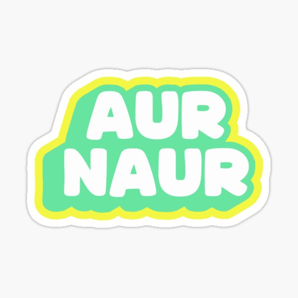 "AUR NAUR, Funny Australian Accents, Aussie Accent Meme" Sticker for ...