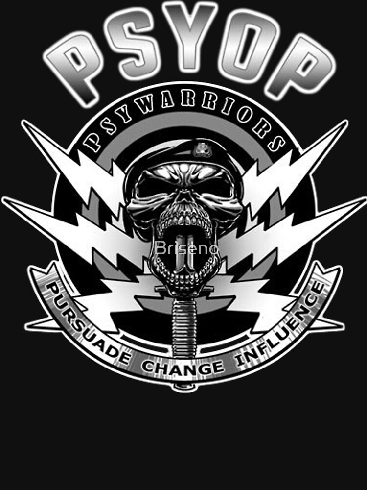"Psy Warriors" T-shirt by Briseno | Redbubble | psyop t-shirts - psy t ...