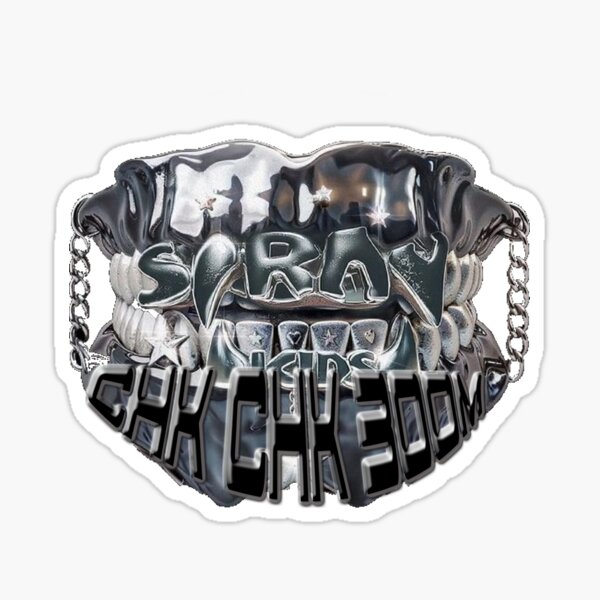 "chk chk BOOM! stray kids" Sticker for Sale by lanamarais | Redbubble