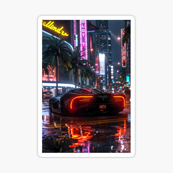 "Welcome to the city" Sticker by MidArtForge | Redbubble