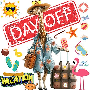 "Day off" Sticker for Sale by TAK-PITAK | Redbubble