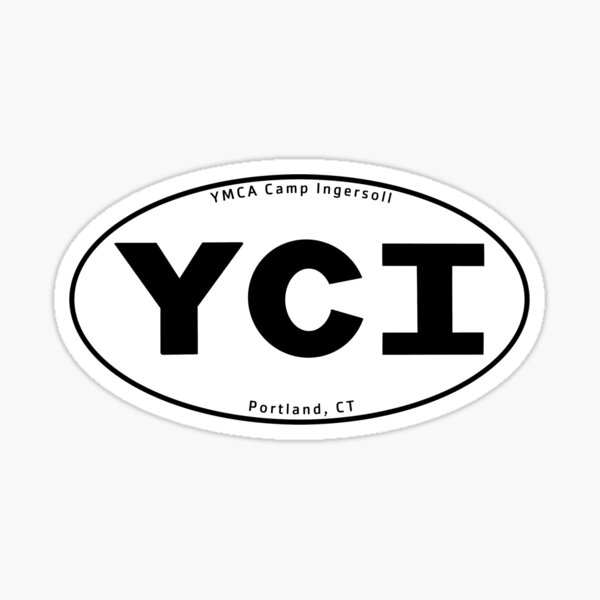 "YMCA Camp Ingersoll Classic Oval" Sticker for Sale by mikaeladoodles ...