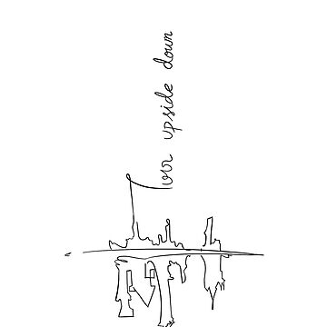 "turn upside down" Sticker for Sale by Freefario | Redbubble