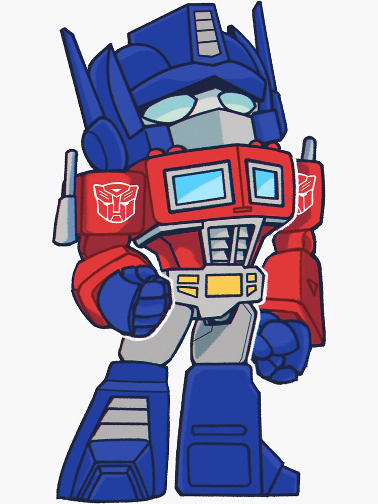 "Optimus Prime G1" Sticker for Sale by Stickers MPC | Redbubble