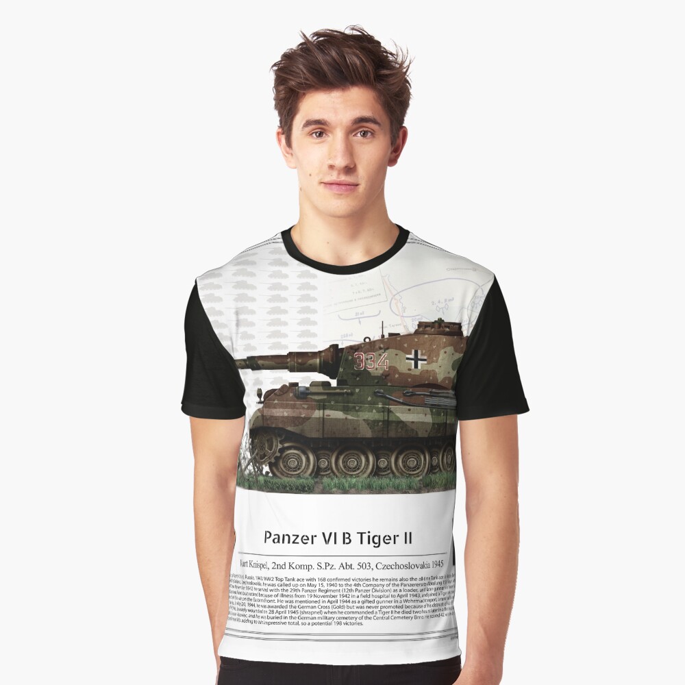 "Panzer VI B Tiger II - Kurt Knispel 1945" T-shirt for Sale by ...