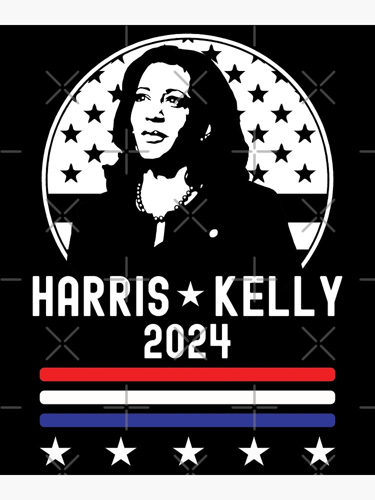 Poster for Sale mit "Harris Kelly 2024 - Kamala Harris 2024 | Mark ...