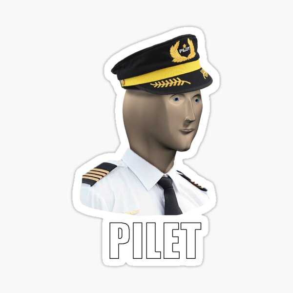 " Father's Day Mannequin Meme - Pilot Sticker" Sticker for Sale by ...