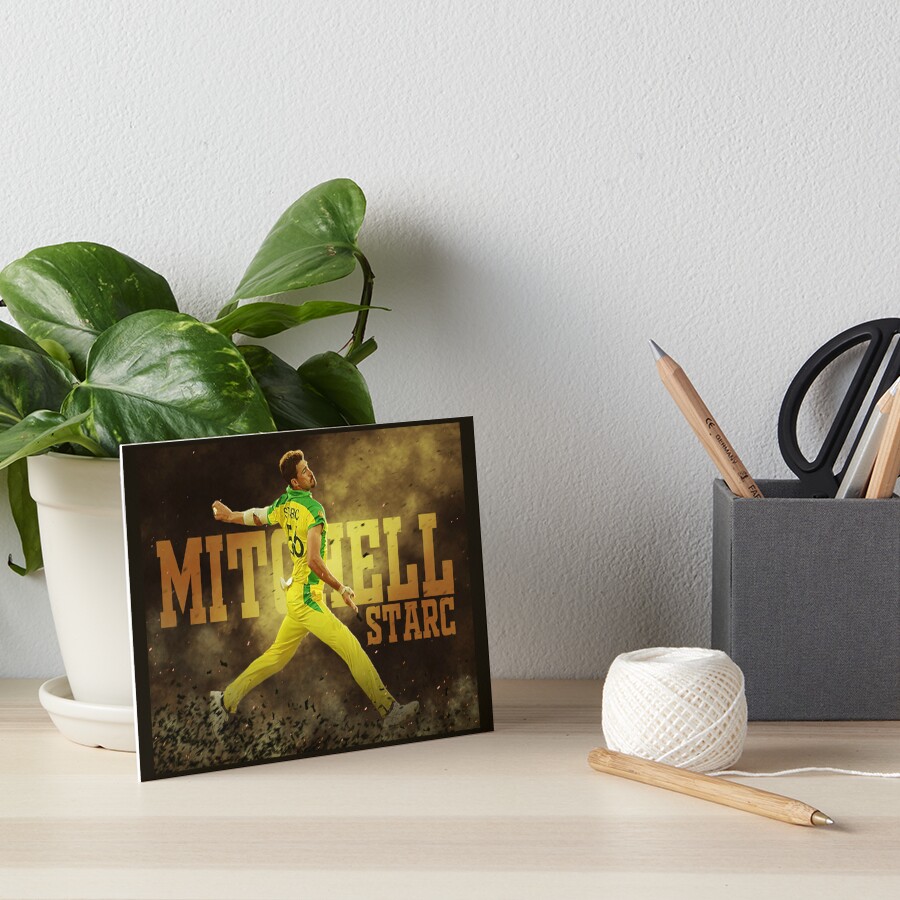 "Mitchell Starc - Australian Cricket Player - Bowler - T20" Poster for ...