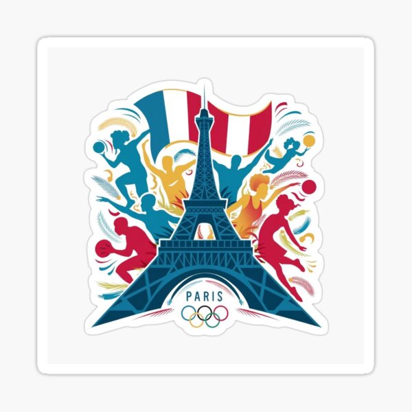 "Paris 2024 Olympic Games" Sticker by Rob1shopFR | Redbubble