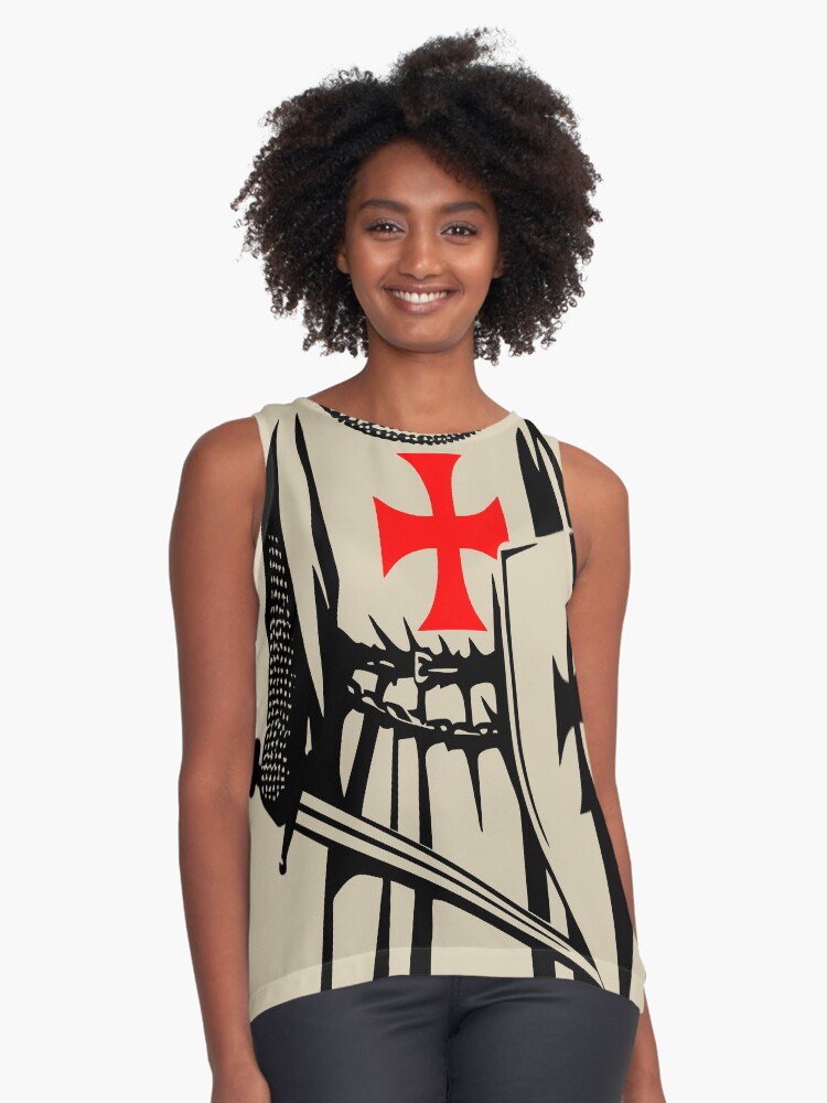 "Deus Vult - The Templar Knight" Sticker for Sale by PifPafPuf | Redbubble