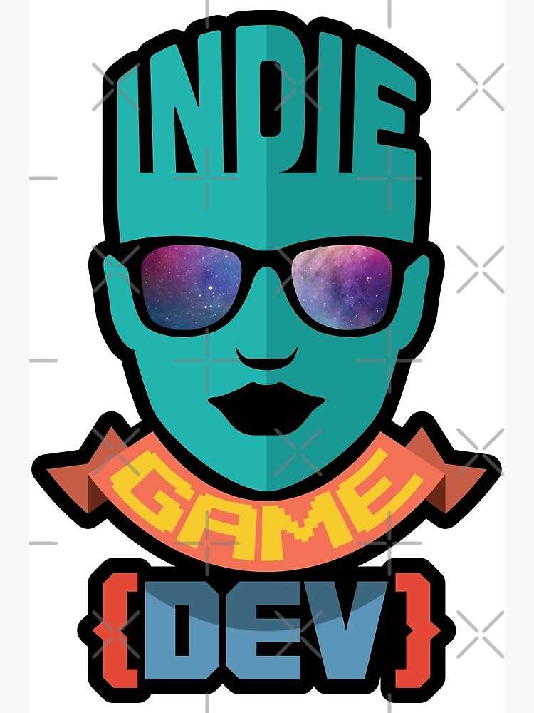 "Indie Game Dev Girl" Poster by Silurostudio | Redbubble