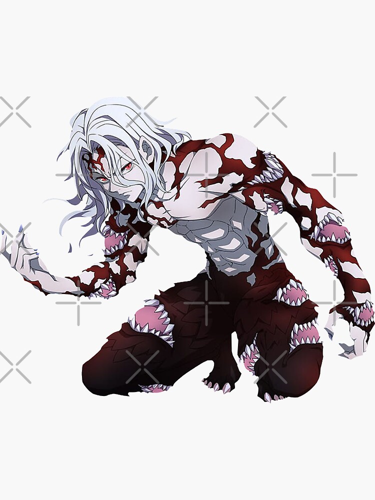 "Muzan Kibutsuji - Kimetsu no Yaiba" Sticker for Sale by colimoarty ...