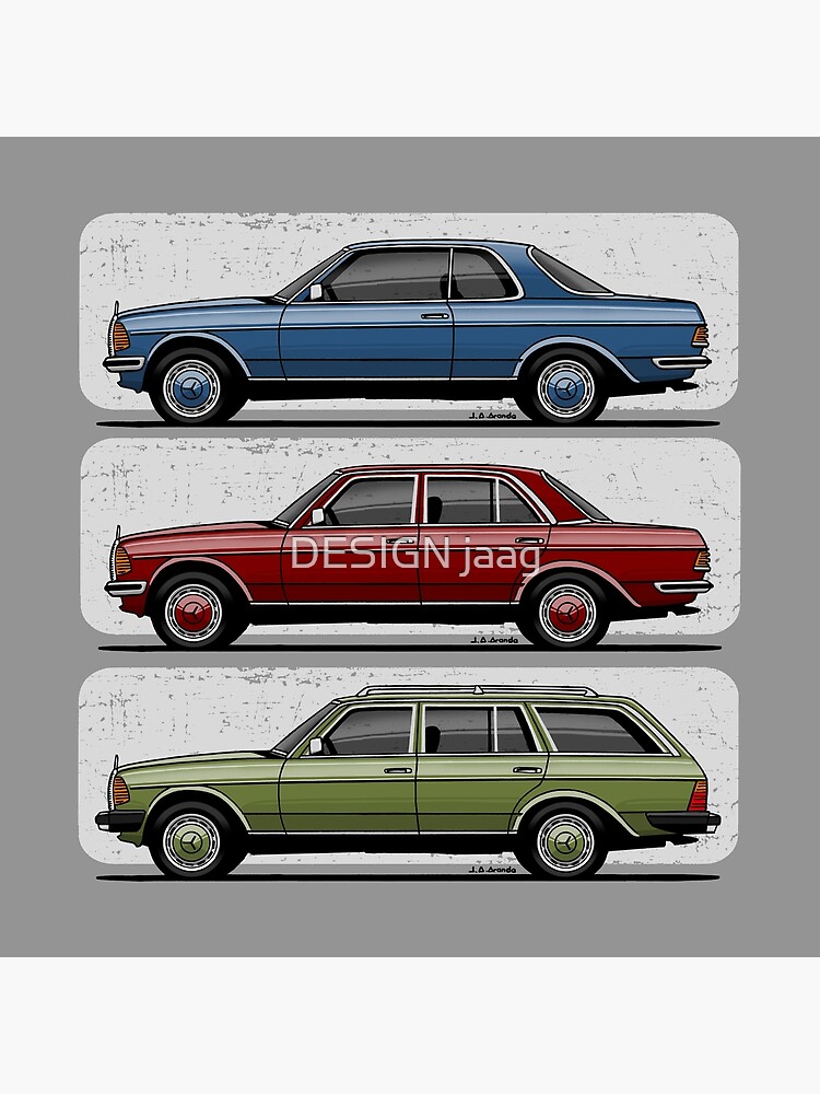 "Family drawing of the German car, eternal traveler, elegant, tireless ...