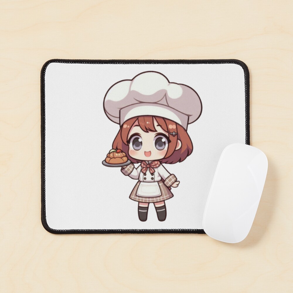 "Chibi: Baker" Sticker for Sale by EmberlyDawn | Redbubble