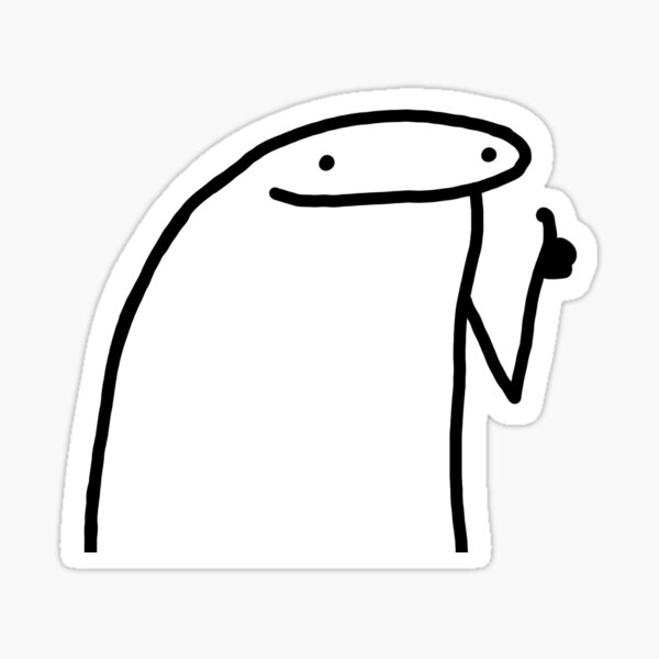 "Thumbs Up Stickthing Meme" Sticker for Sale by Greyghostsco | Redbubble