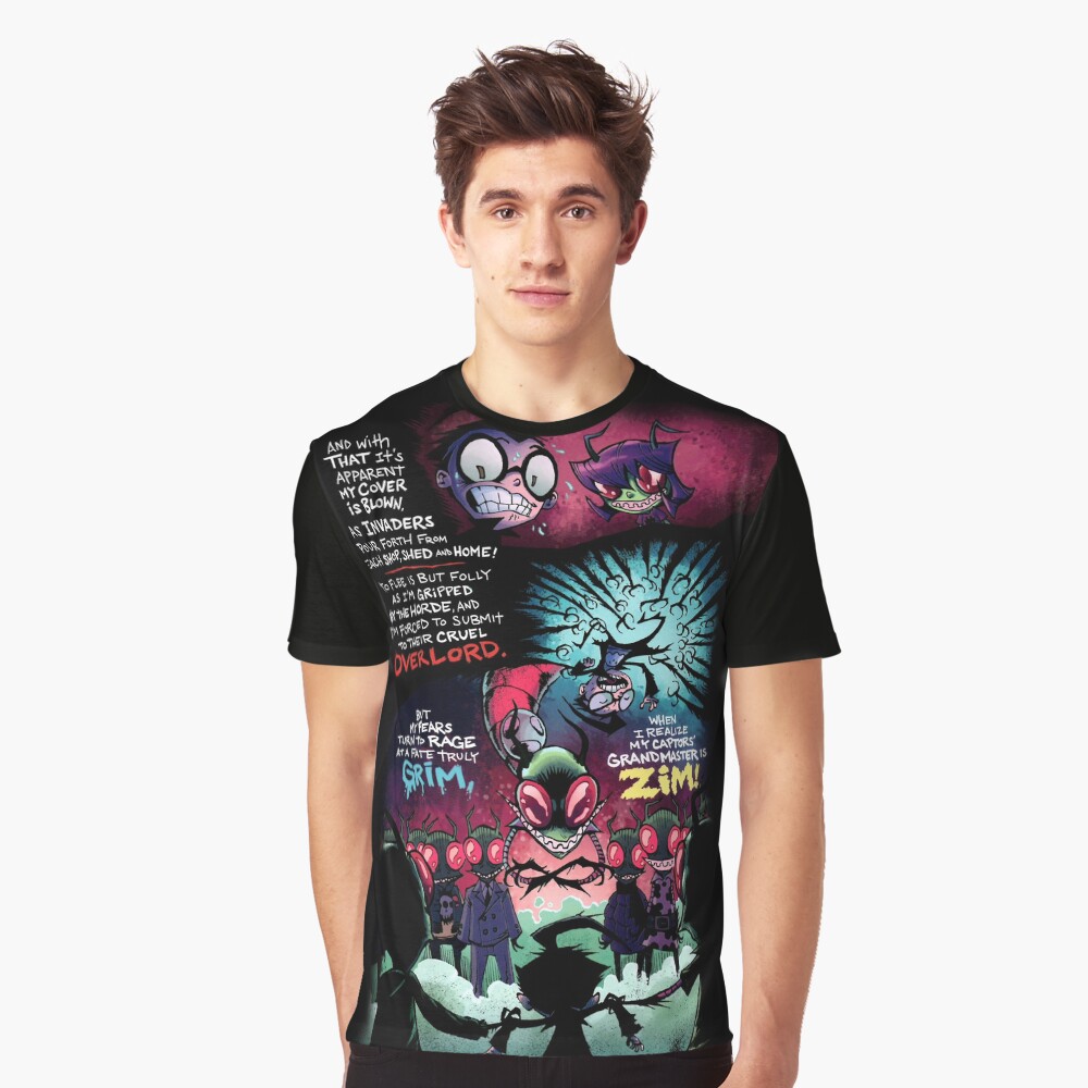 "Invader Zim - Issue 12" T-shirt for Sale by Route66Designs | Redbubble ...
