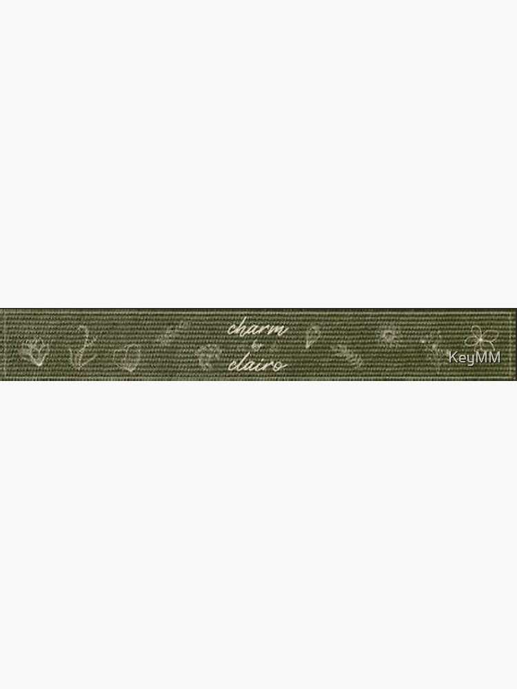 "Green Clairo Charm sticker" Sticker for Sale by KeyMM | Redbubble