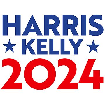 "Harris Kelly 2024" Sticker for Sale by partyfarty | Redbubble