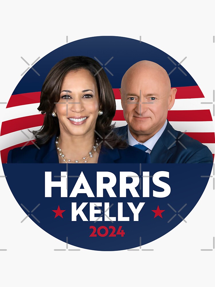 "Harris Kelly 2024" Sticker for Sale by partyfarty | Redbubble