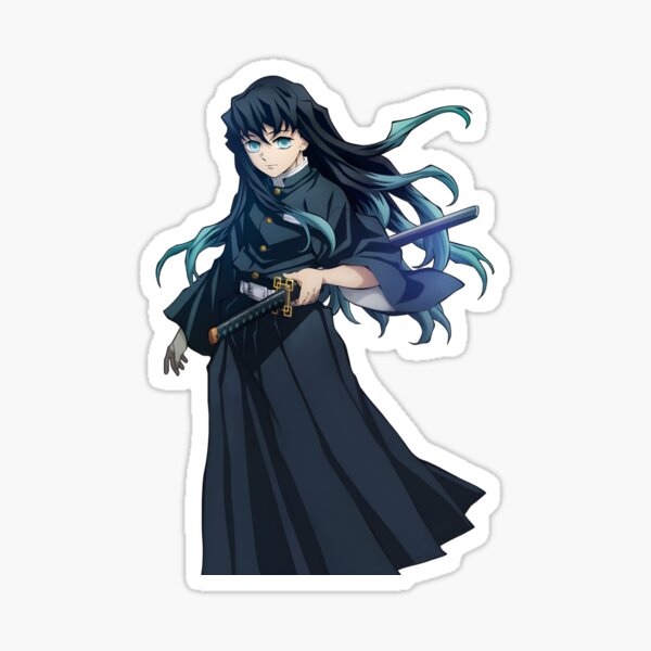 "Muichiro Tokito - Kimetsu no Yaiba" Sticker by ArtistryHavenn | Redbubble