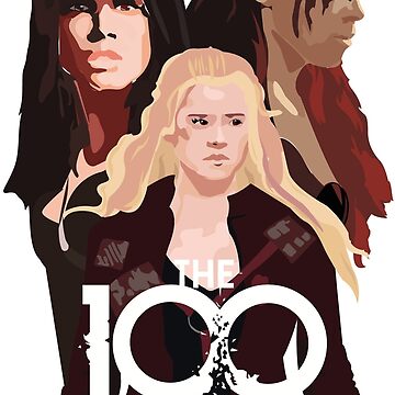 "the 100" Sticker by Jude755m | Redbubble