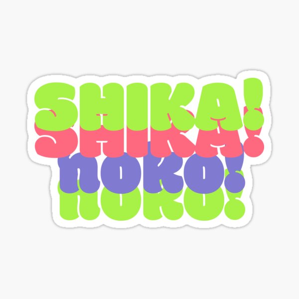"Shikanoko!" Sticker for Sale by weebaroo | Redbubble