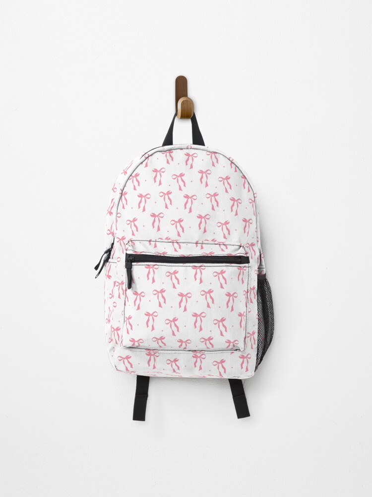 "Pink bows" Backpack for Sale by cherry-girl | Redbubble