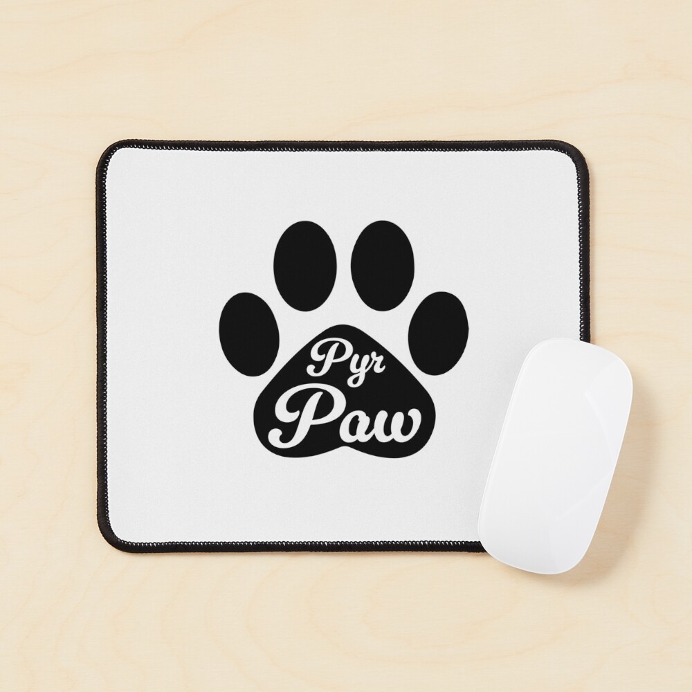 "Pyr Paw - Great Pyrenees" Sticker for Sale by updownandsidewa | Redbubble