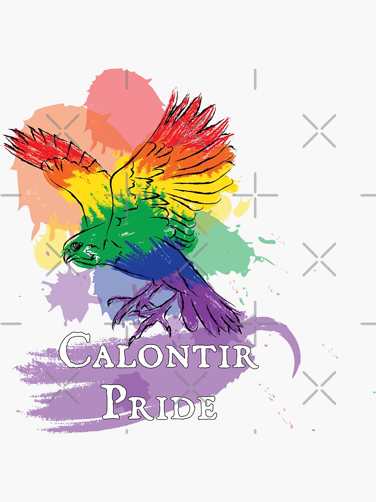 "Calontir Pride Rainbow" Sticker for Sale by kaloethina | Redbubble