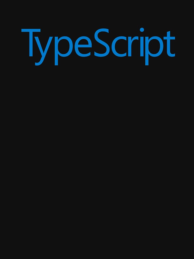 "TypeScript TS Language Blue Official Logo T-Shirt" T-shirt for Sale by ...