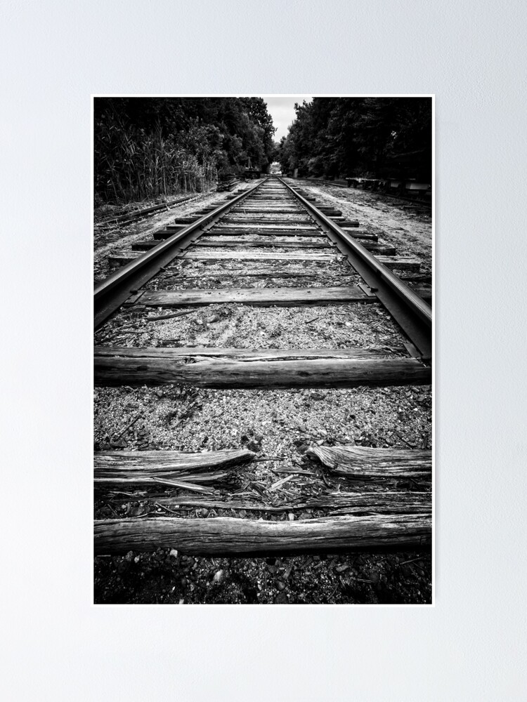 "Old Train Tracks" Poster by peanutroaster | Redbubble