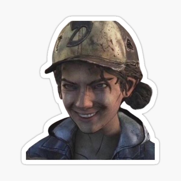 "EVIL CLEMENTINE | TWDG" Sticker for Sale by VoltageStone | Redbubble