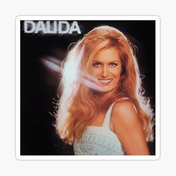 "DALIDA" Sticker by travelyourguide | Redbubble