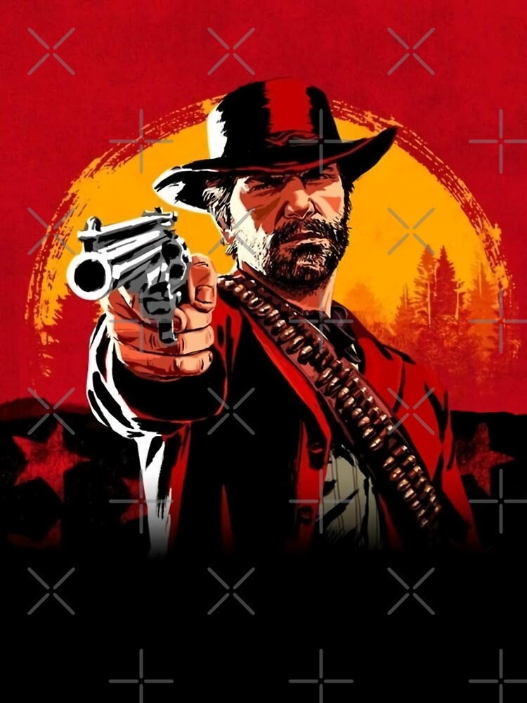 "cool art works of rdr 1 and 2 online game nice" Sticker for Sale by ...