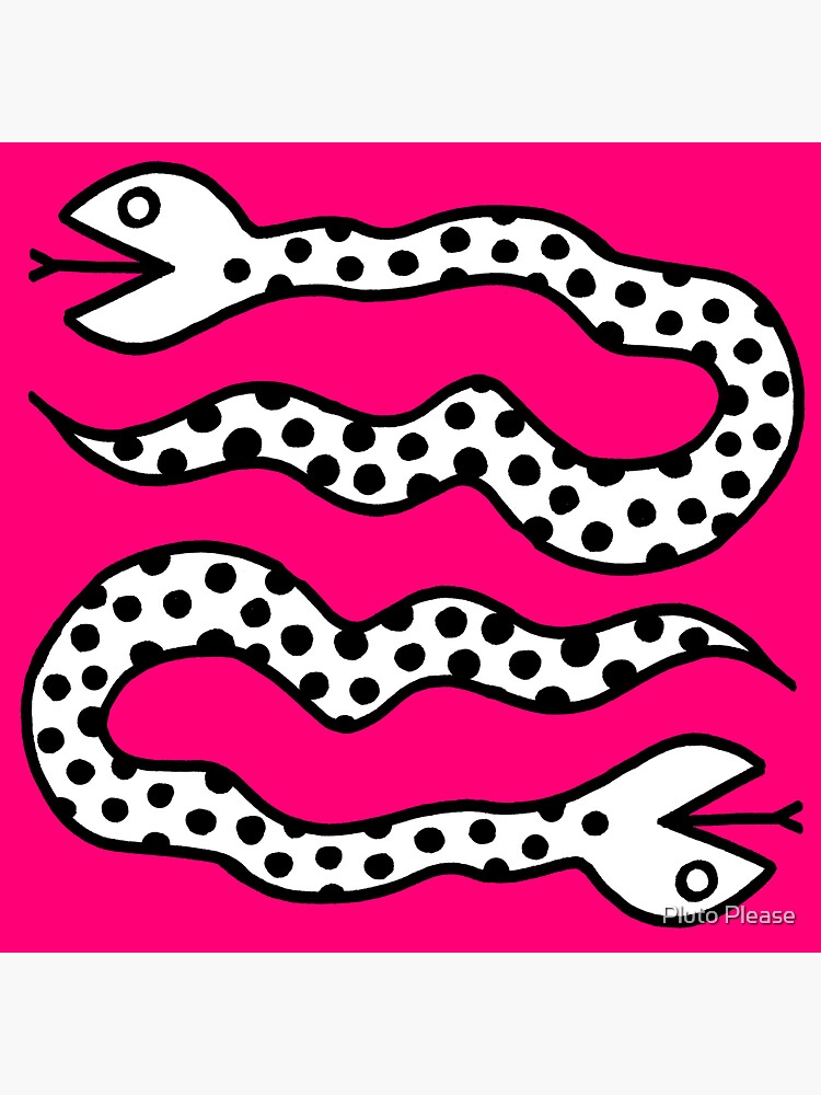 "Pop Art Snakes" Sticker by HllSch | Redbubble