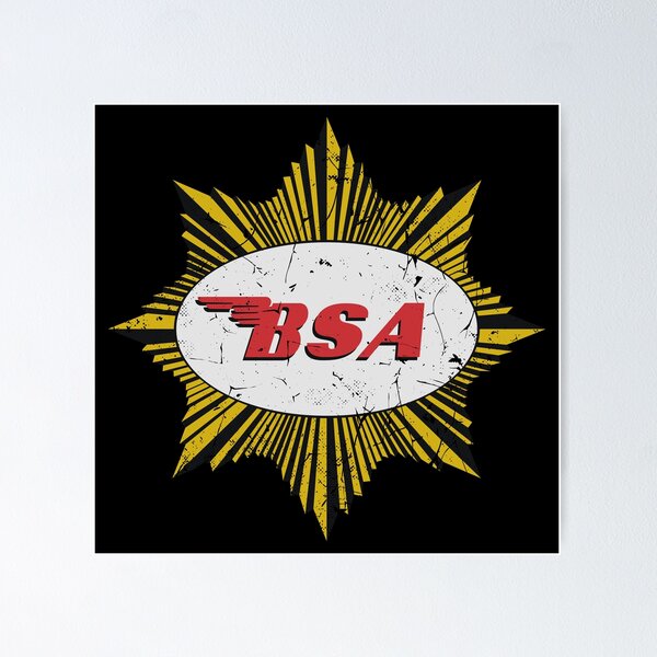 "BSA Gold Star / BSA classic British motorcycles - worn, grubby ...