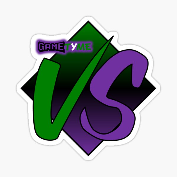 "Game Tyme VS - Official Logo" Sticker for Sale by DonMerchInc | Redbubble