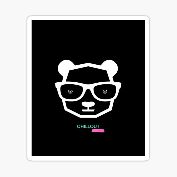 "panda chill " Sticker for Sale by alexkage | Redbubble
