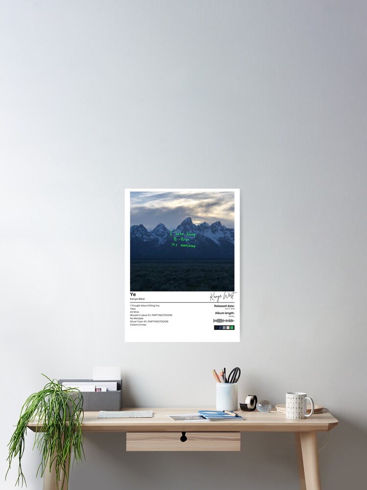 "Kanye: Ye " Poster for Sale by darkskinbender | Redbubble