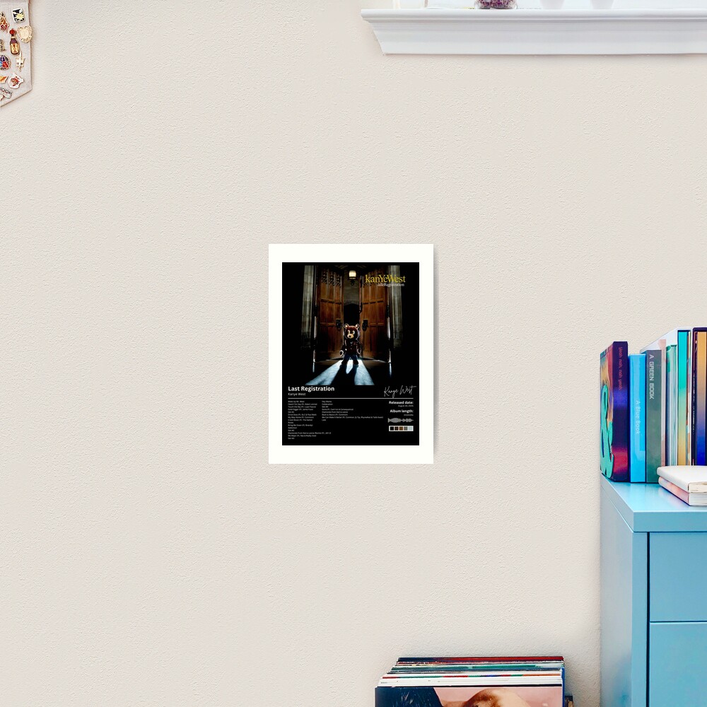 "Kanye: Last Registration " Poster for Sale by darkskinbender | Redbubble
