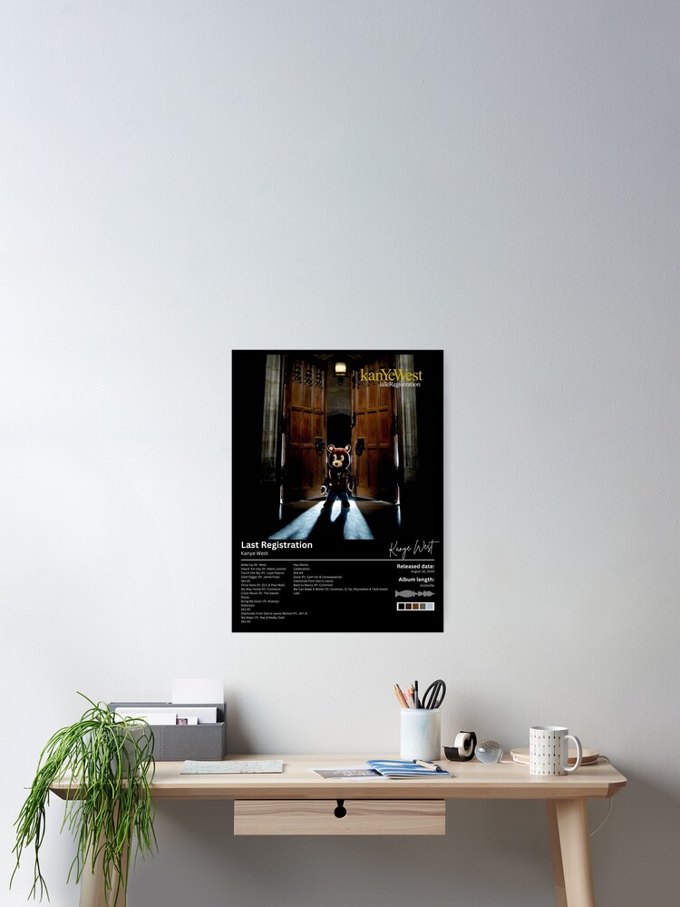 "Kanye: Last Registration " Poster for Sale by darkskinbender | Redbubble
