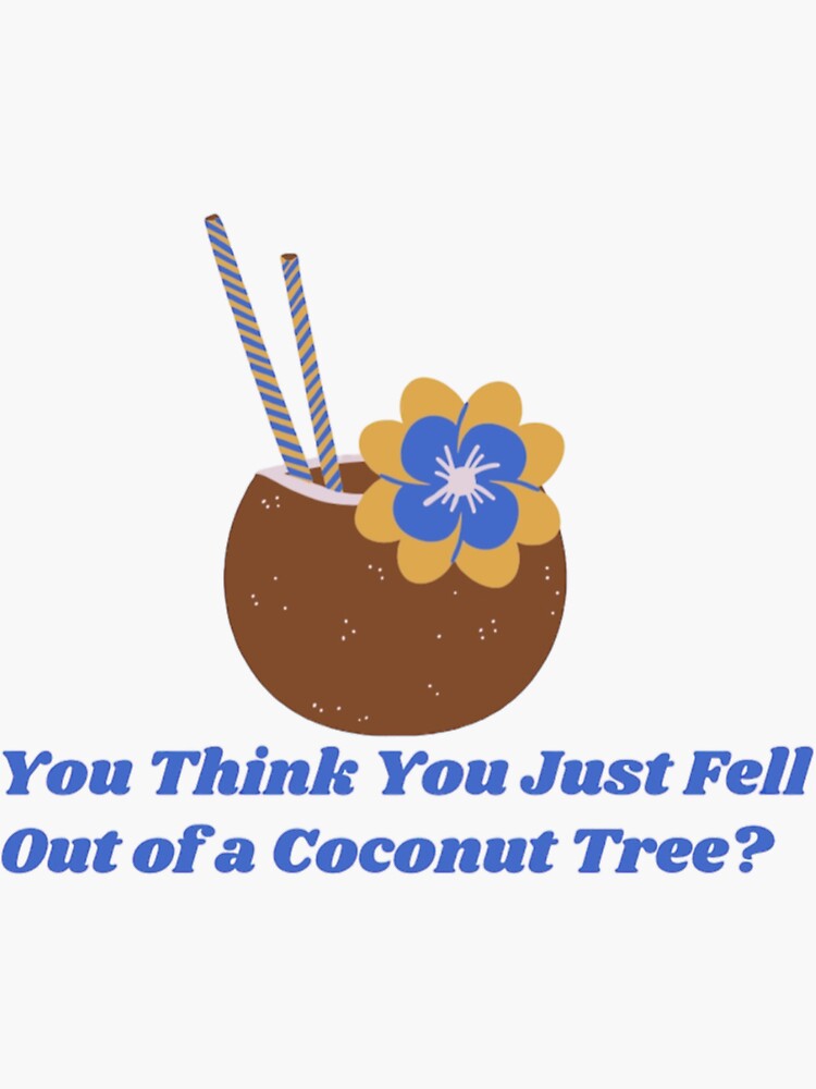 "Kamala Harris Coconut Tree" Sticker for Sale by Joselle16 | Redbubble