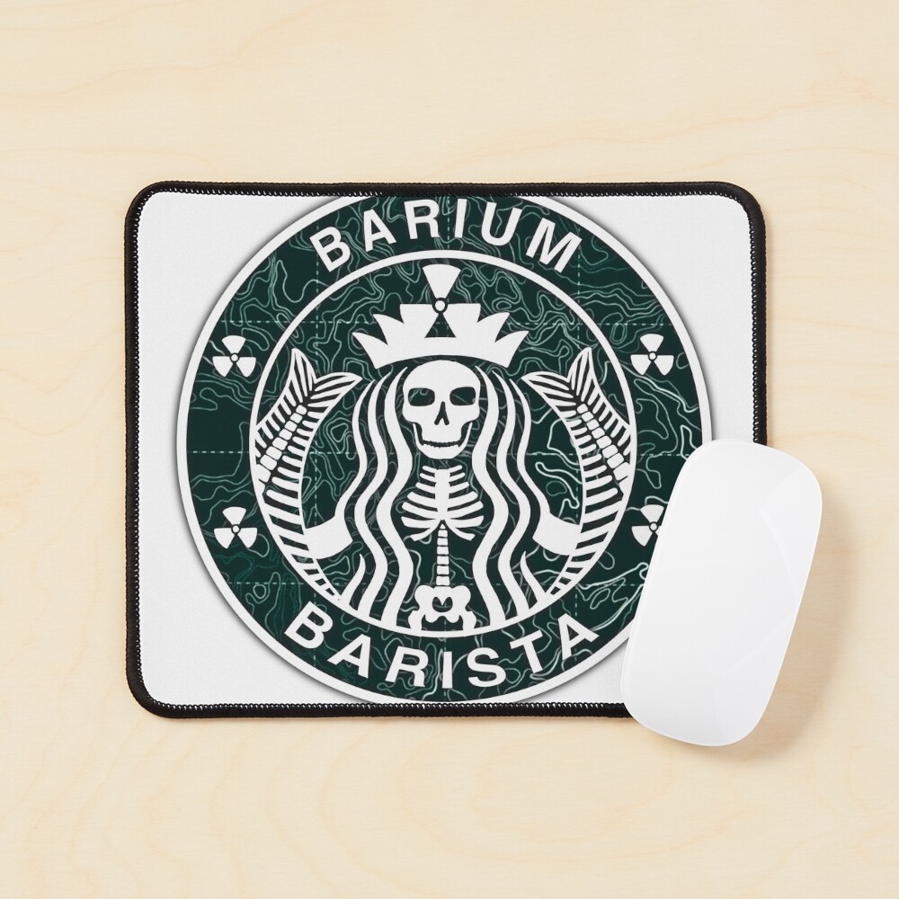 "Barium Barista" Sticker for Sale by Trevalberts | Redbubble