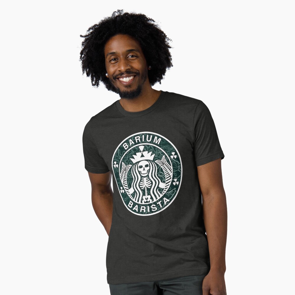 "Barium Barista" Sticker for Sale by Trevalberts | Redbubble