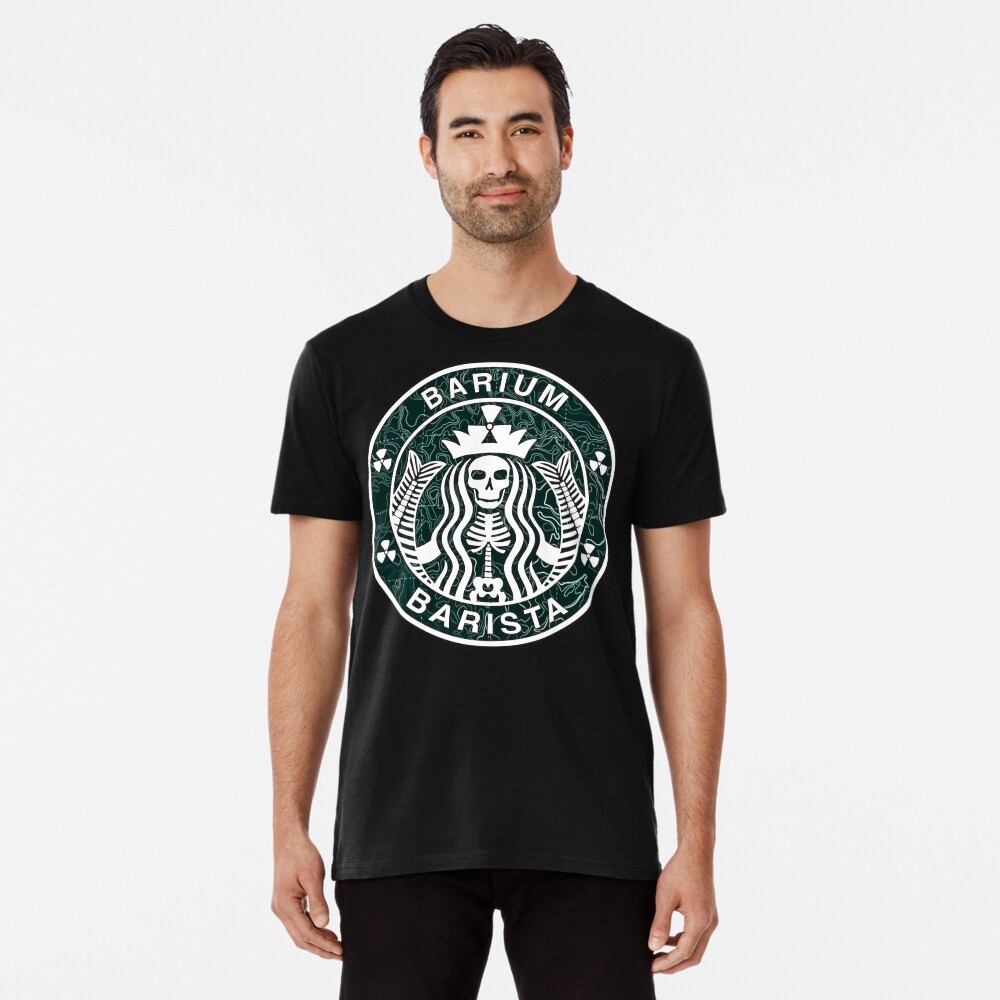 "Barium Barista" Sticker for Sale by Trevalberts | Redbubble